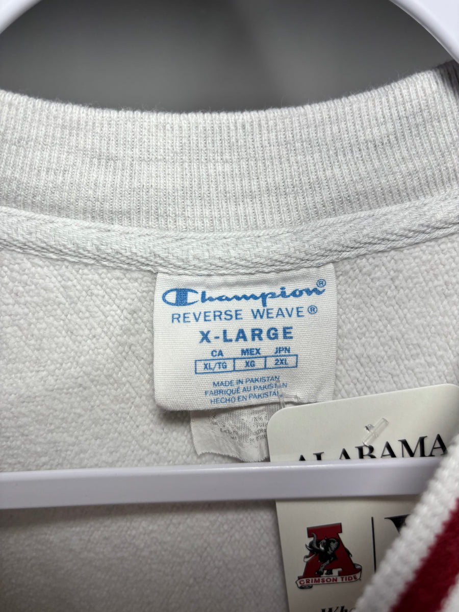 Alabama X Champion Reverse Weave Grey Sweatshirt XL – Alabama VTG