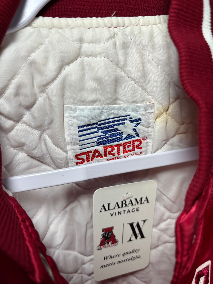 Vintage Alabama X Starter Crimson Bomber Jacket XL – Alabama VTG