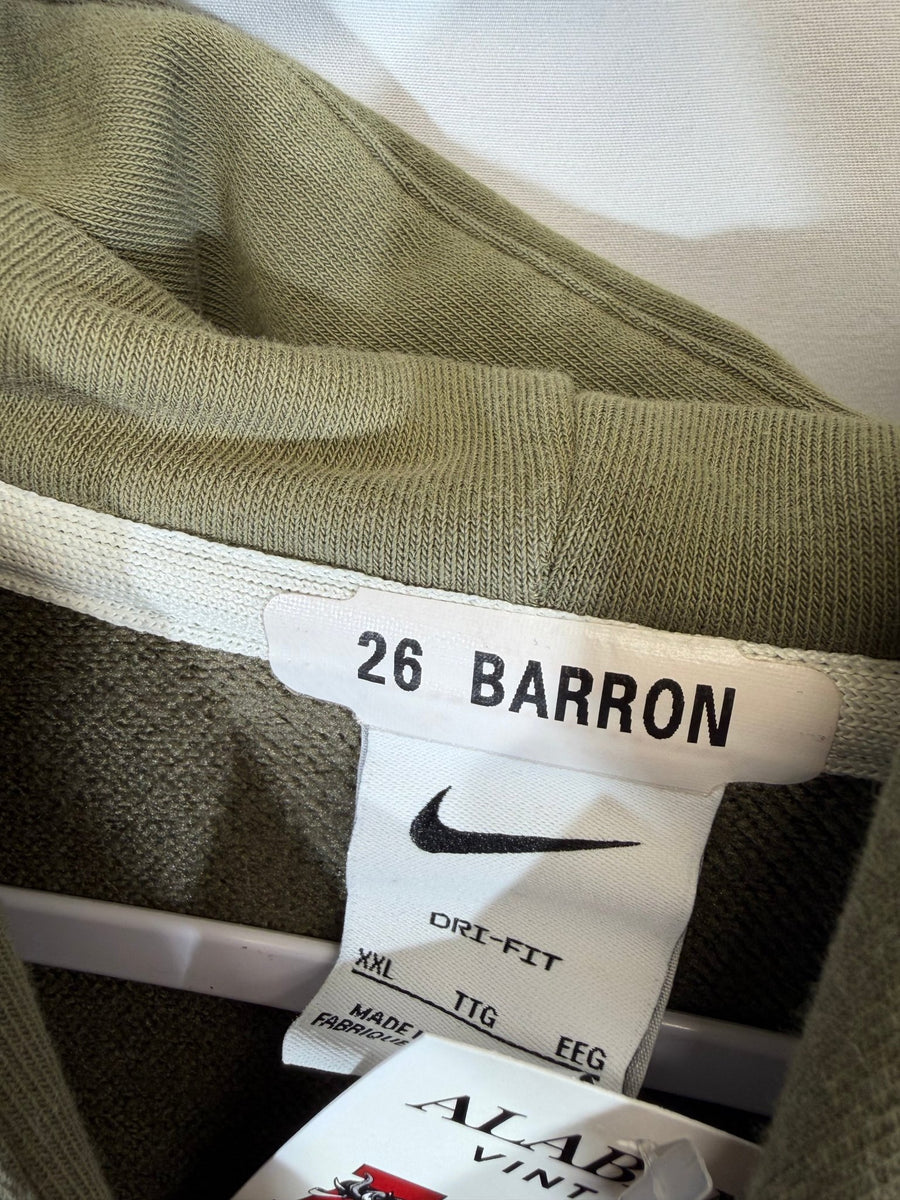 Alabama X Nike Team Issued Olive Green Hoodie XXL 2XL – Alabama VTG