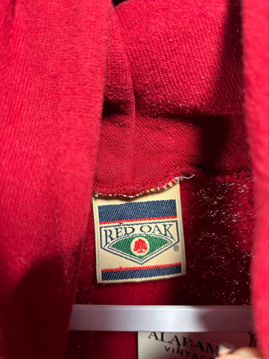 Vintage Alabama X Red Oak Crimson Hoodie Sweatshirt Small – Alabama VTG